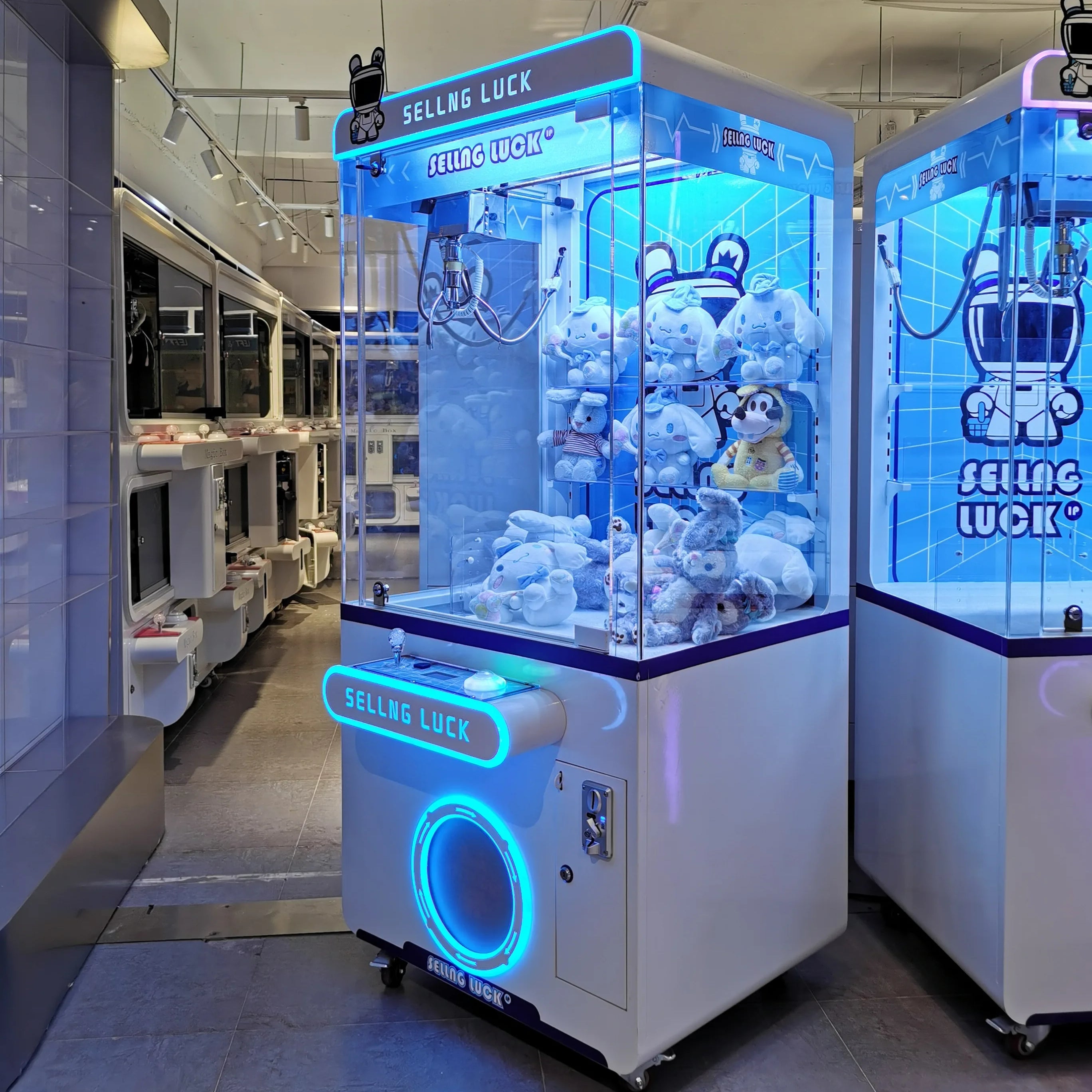 Blue Claw Crane Machine Arcade Game for Kids and Adults – Arcade Dad ...